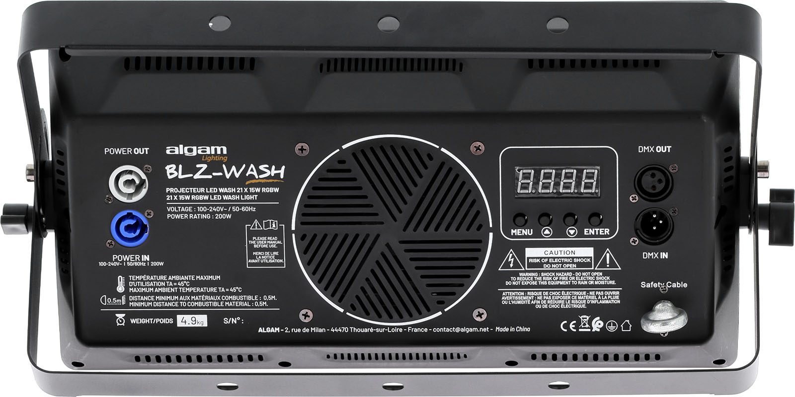 ALGAM LIGHTING - BLZ-WASH - La Boite Noire du Musicien