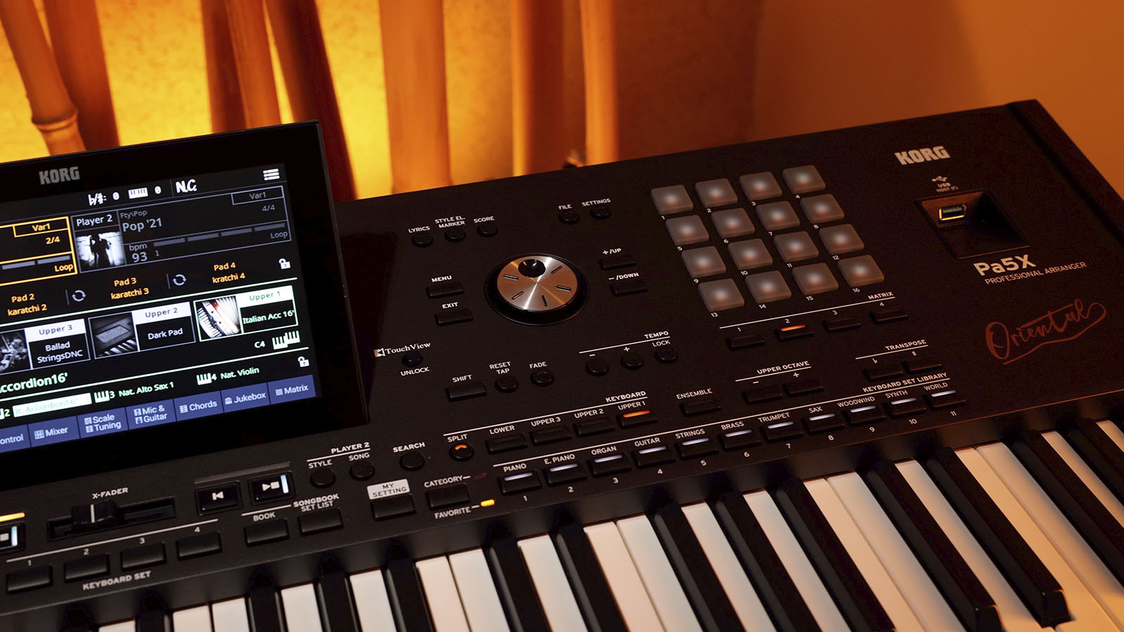 KORG - PA5X-OR76 - La Boite Noire du Musicien
